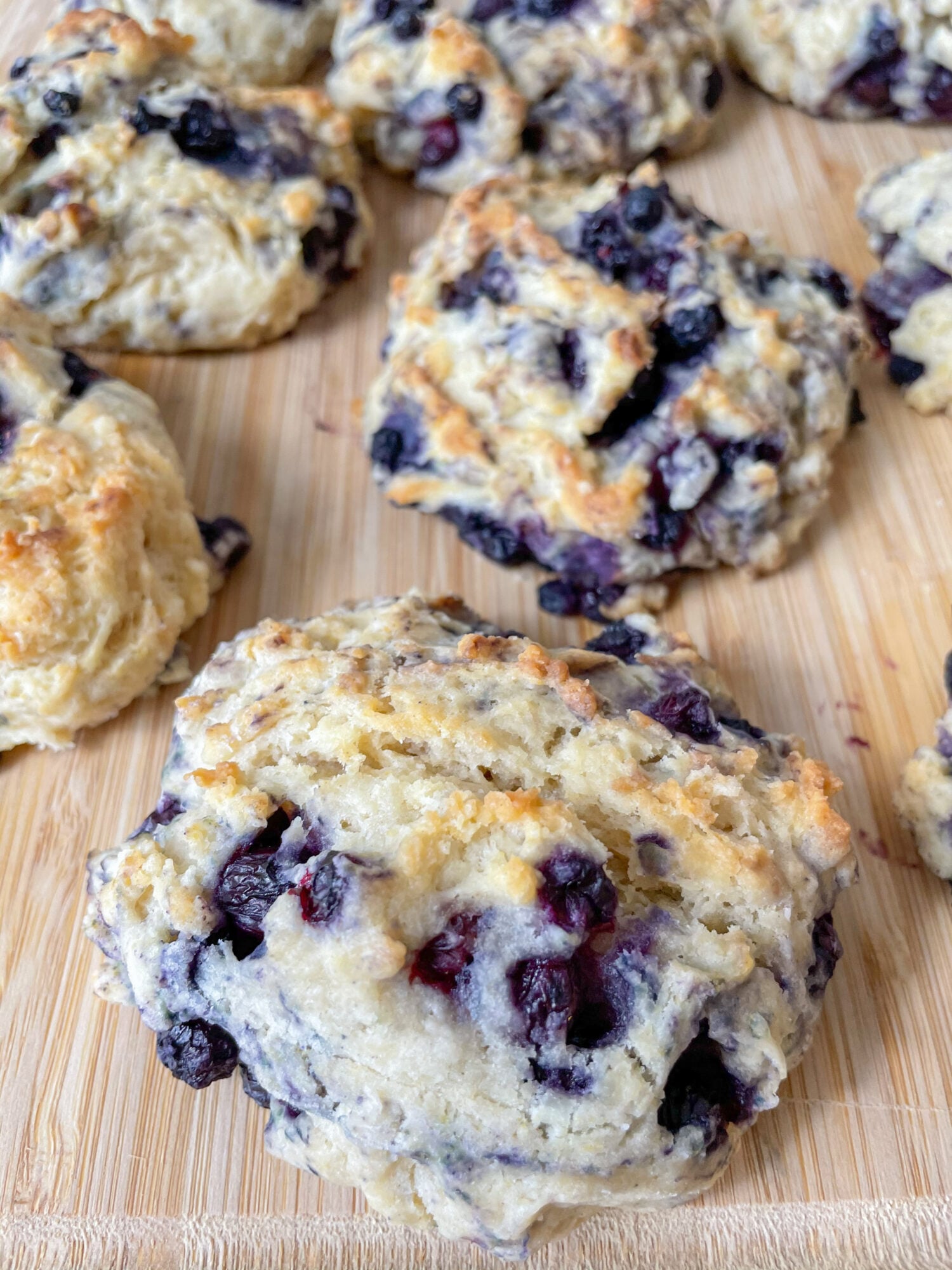 Blueberry Biscuits - Peanut Butter and Jilly