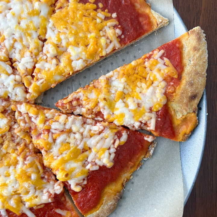 30-Minute Vegan Gluten-Free Cheese Pizza - Peanut Butter and Jilly