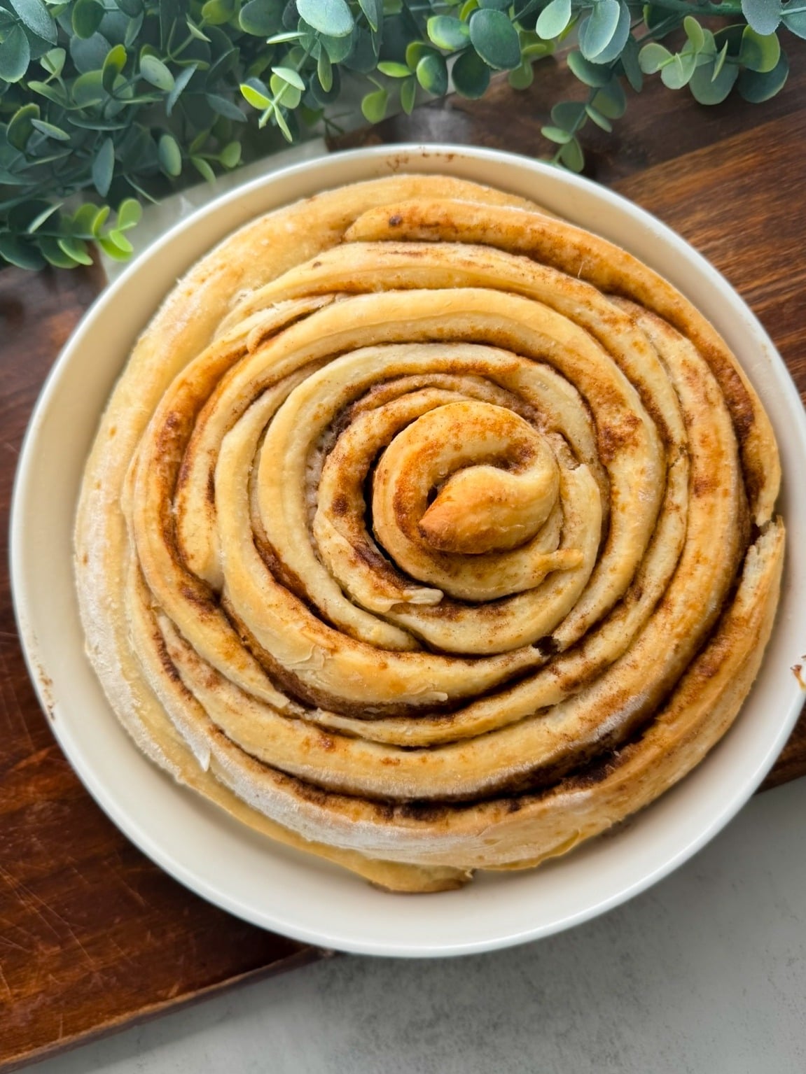 Giant Cinnamon Roll - Peanut Butter and Jilly