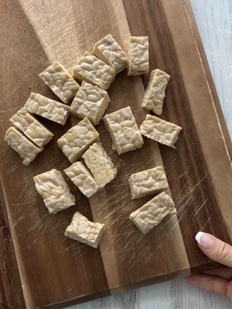 Simple Baked Tempeh Recipe - Peanut Butter and Jilly