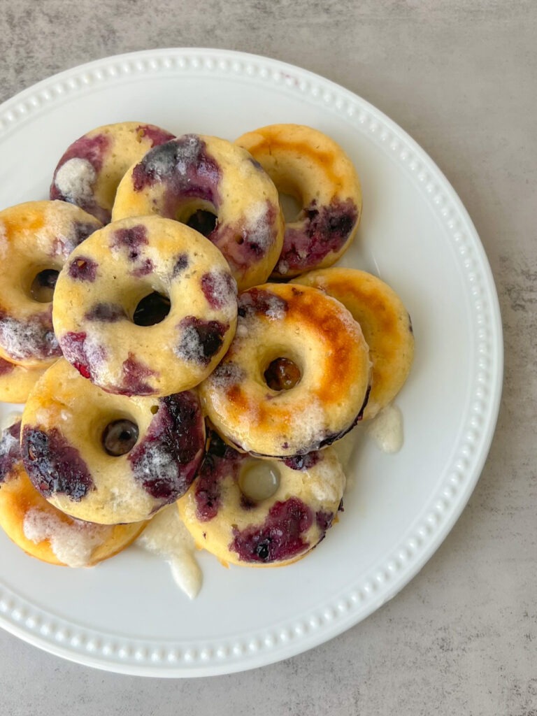 Lemon Blueberry Donuts - Peanut Butter and Jilly