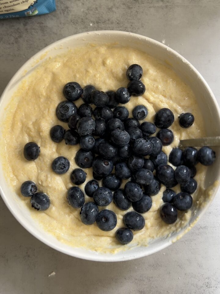 Blueberry Cornbread - Peanut Butter and Jilly