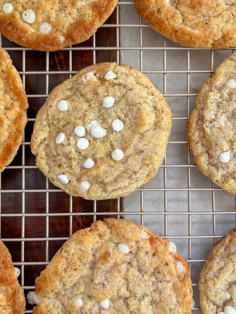 White Chocolate Chip Cookies - Peanut Butter and Jilly