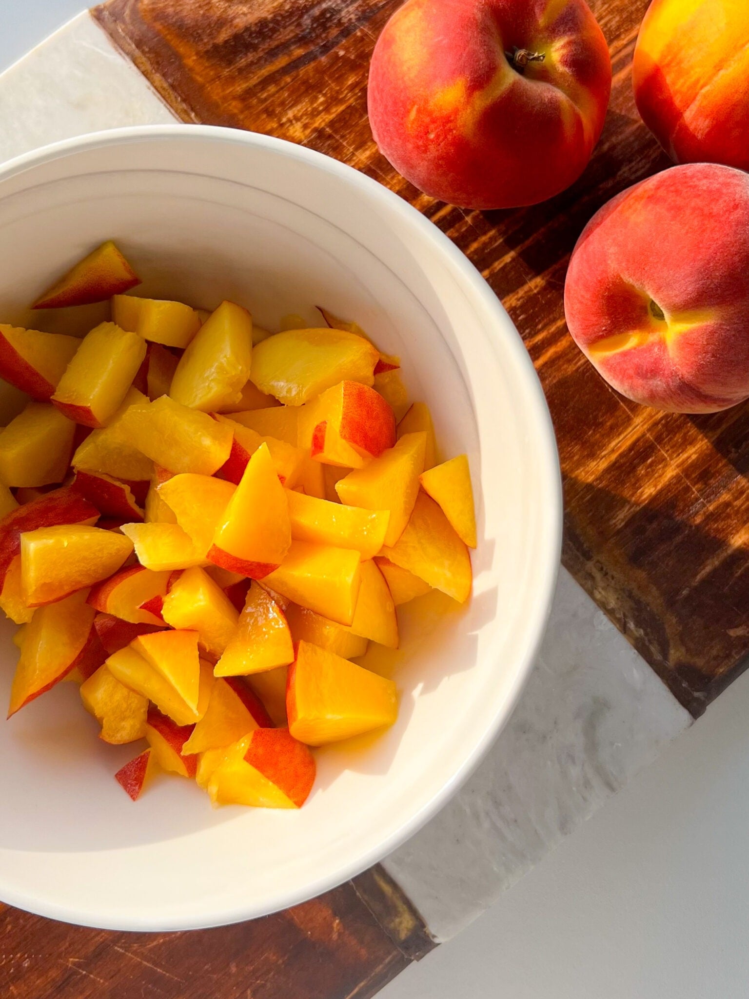 Peach Cake - Peanut Butter and Jilly