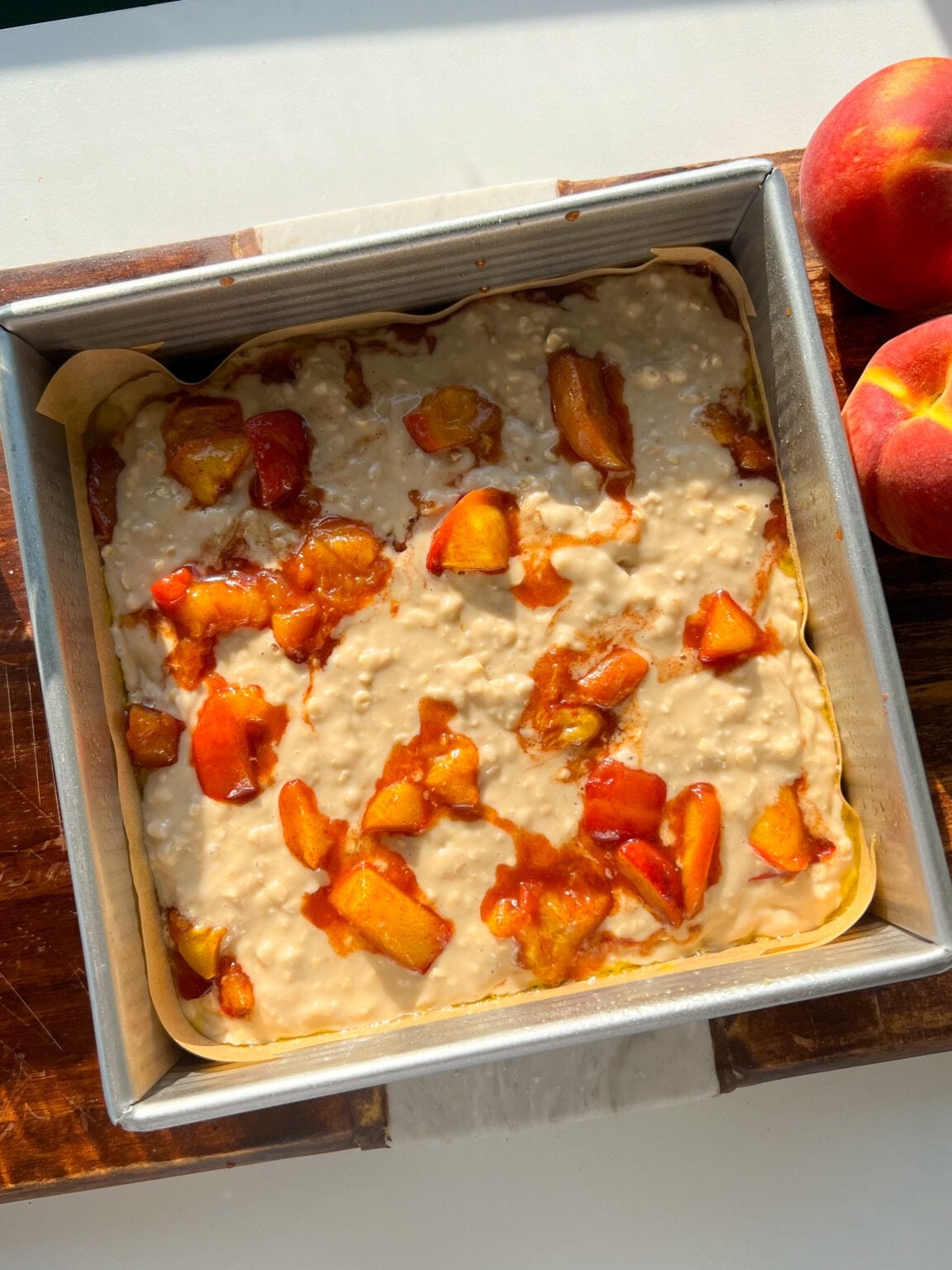 Peach Cake - Peanut Butter and Jilly