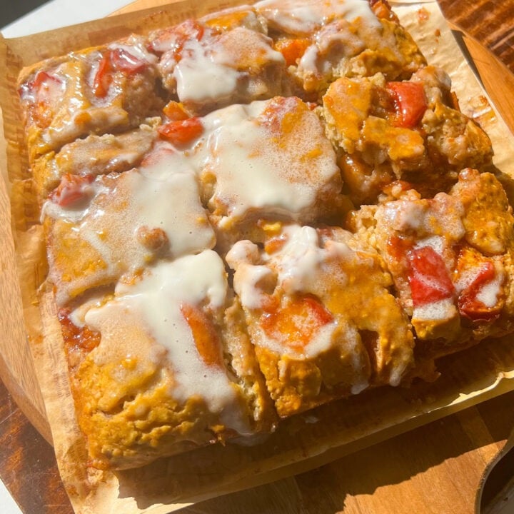 Peach Cake - Peanut Butter and Jilly