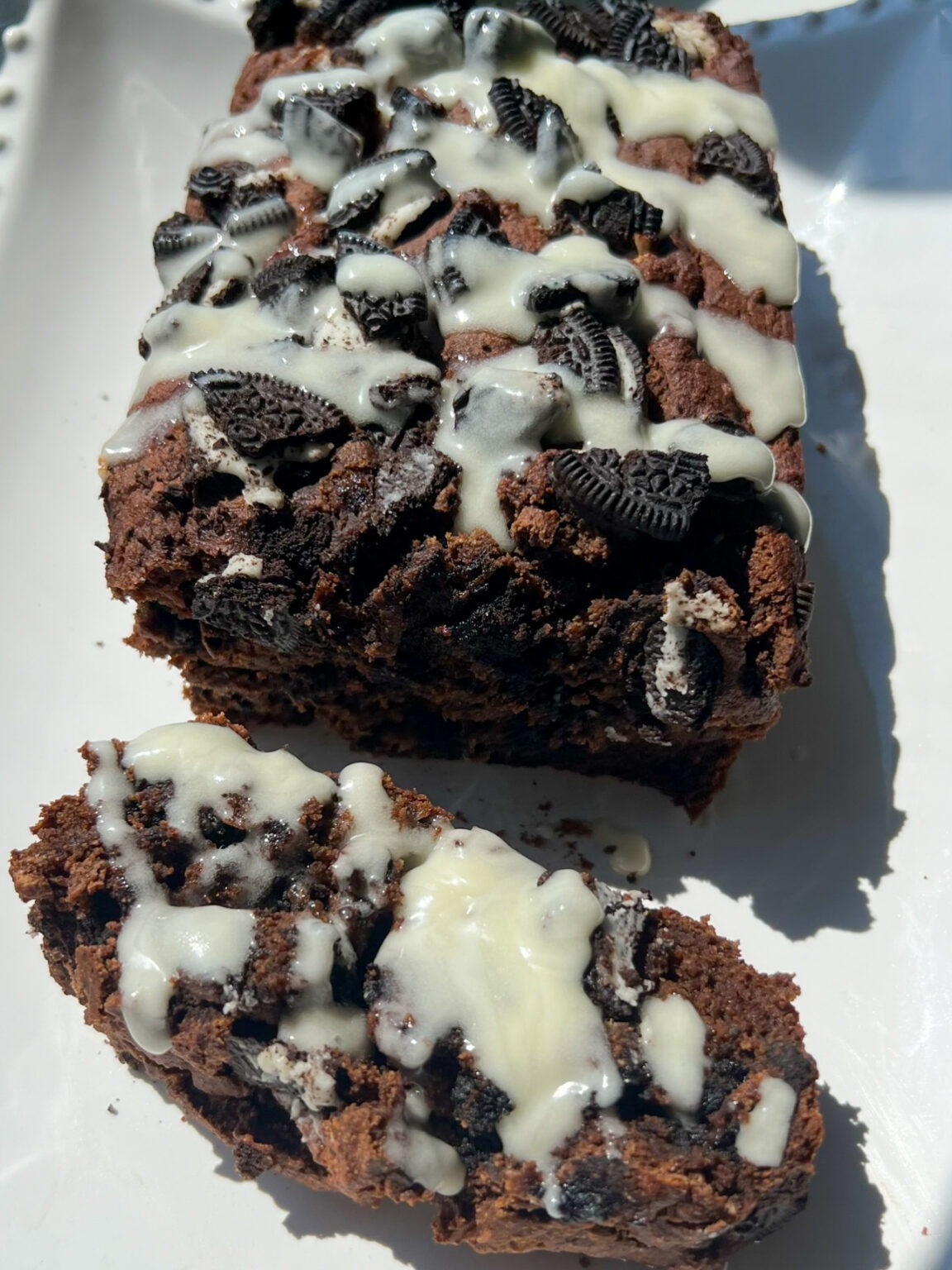 Chocolate Oreo Banana Bread - Peanut Butter and Jilly