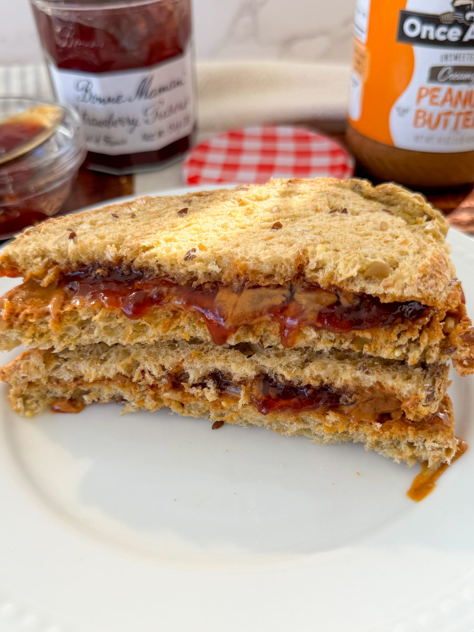 Perfect Peanut Butter and Jelly Sandwich - Peanut Butter and Jilly
