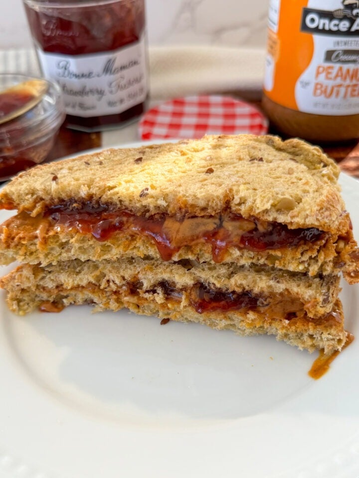 Perfect Peanut Butter and Jelly Sandwich - Peanut Butter and Jilly