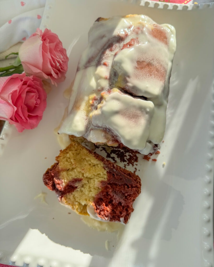 Vegan Red Velvet Loaf - Peanut Butter and Jilly