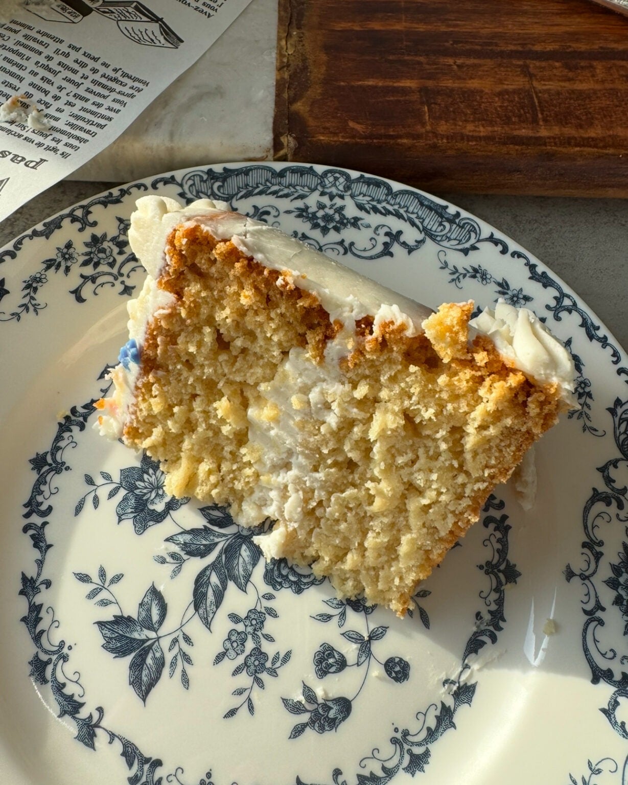 Vegan Vanilla Round Cake - Peanut Butter and Jilly